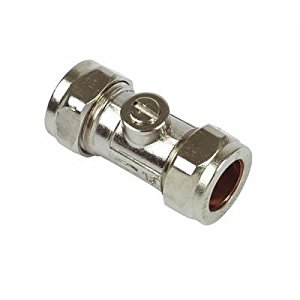 Isolation Valve - Chrome - Deals2Build.co.uk