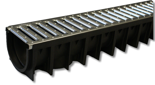 Channel Drainage - 1.0m Length - Galvanised Grid - Deals2Build.co.uk