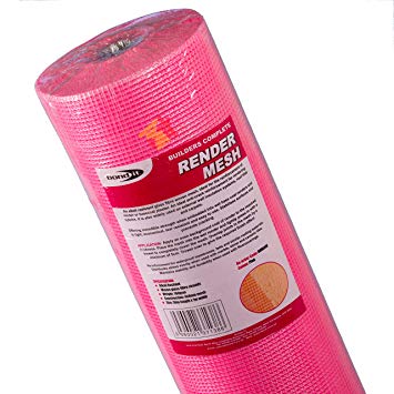 Fibreglass Render Mesh 1.0 x 50m 160g Rendering - Deals2Build.co.uk