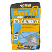 Rapid Set Tile Adhesive - 20Kg - Deals2Build.co.uk